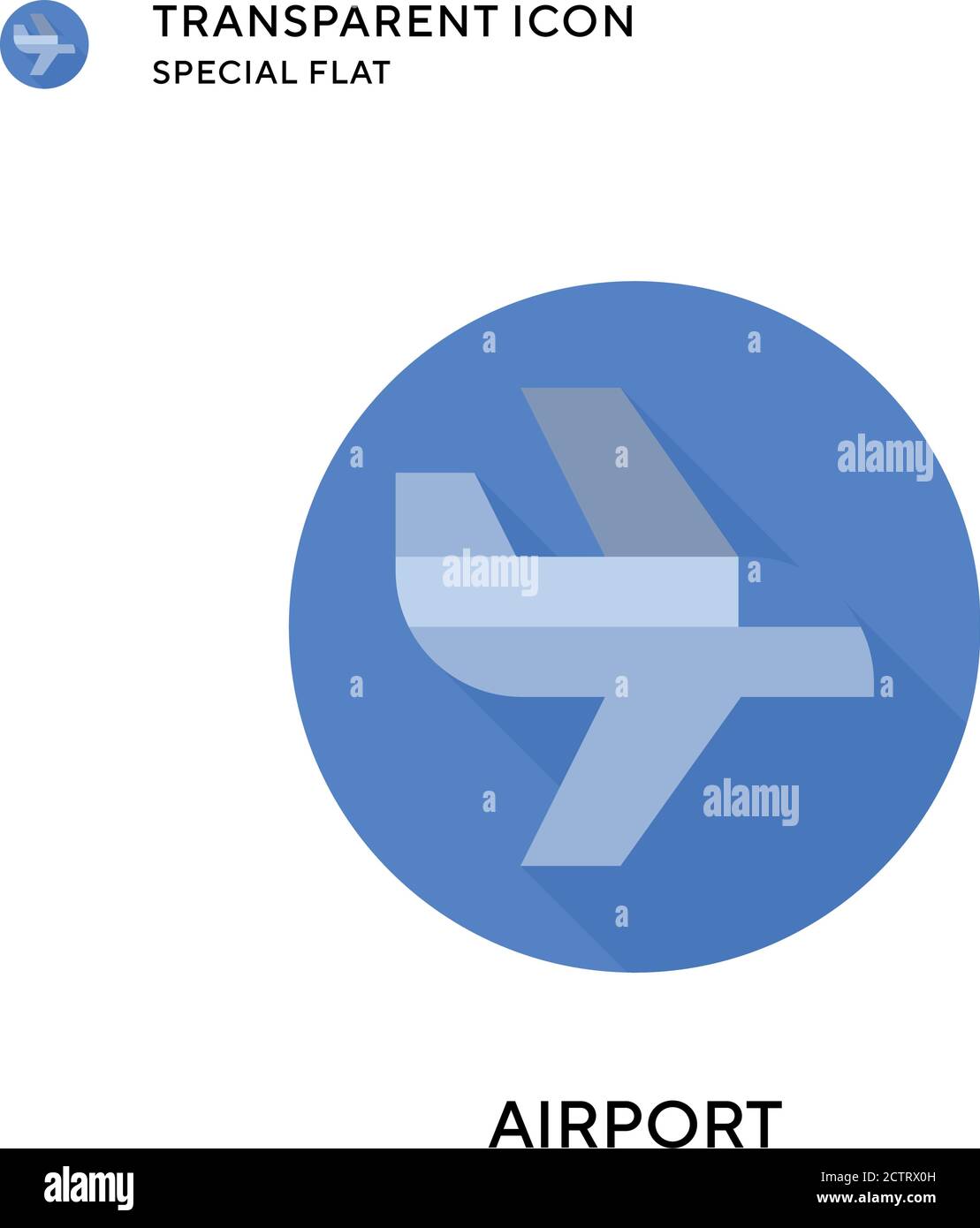 Airport vector icon. Flat style illustration. EPS 10 vector Stock ...