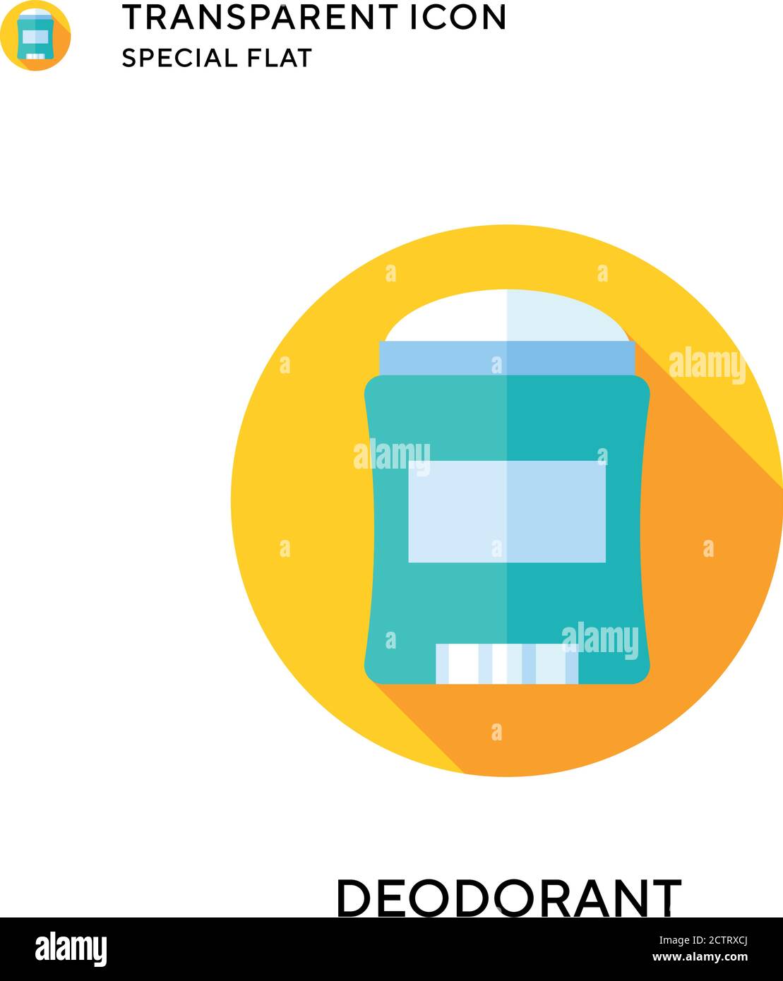 Deodorant vector icon. Flat style illustration. EPS 10 vector Stock ...