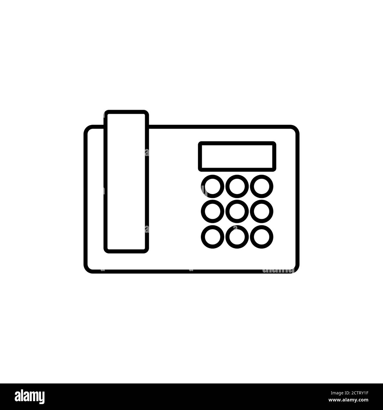 Web service outline black Stock Vector Images - Alamy