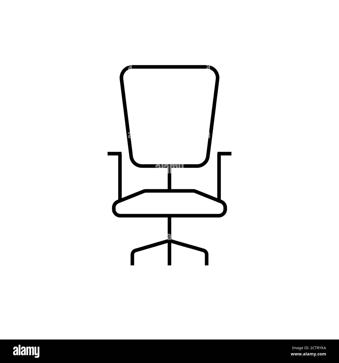 Chair icons ,office icon ,outline style Stock Vector Image & Art - Alamy
