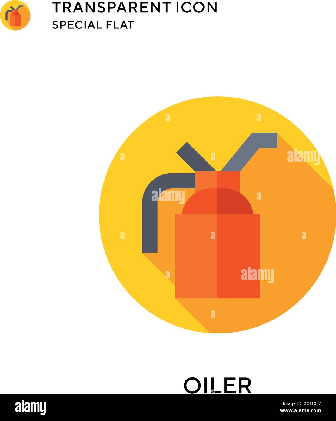 Oiler vector icon. Flat style illustration. EPS 10 vector Stock Vector Image & Art - Alamy