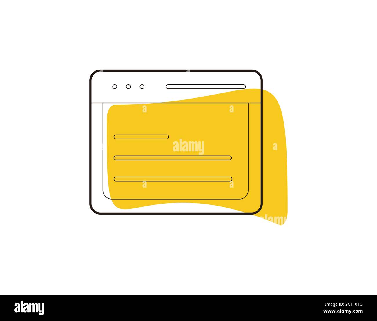 Digital Interface Icon on white background in vector illustration Stock ...