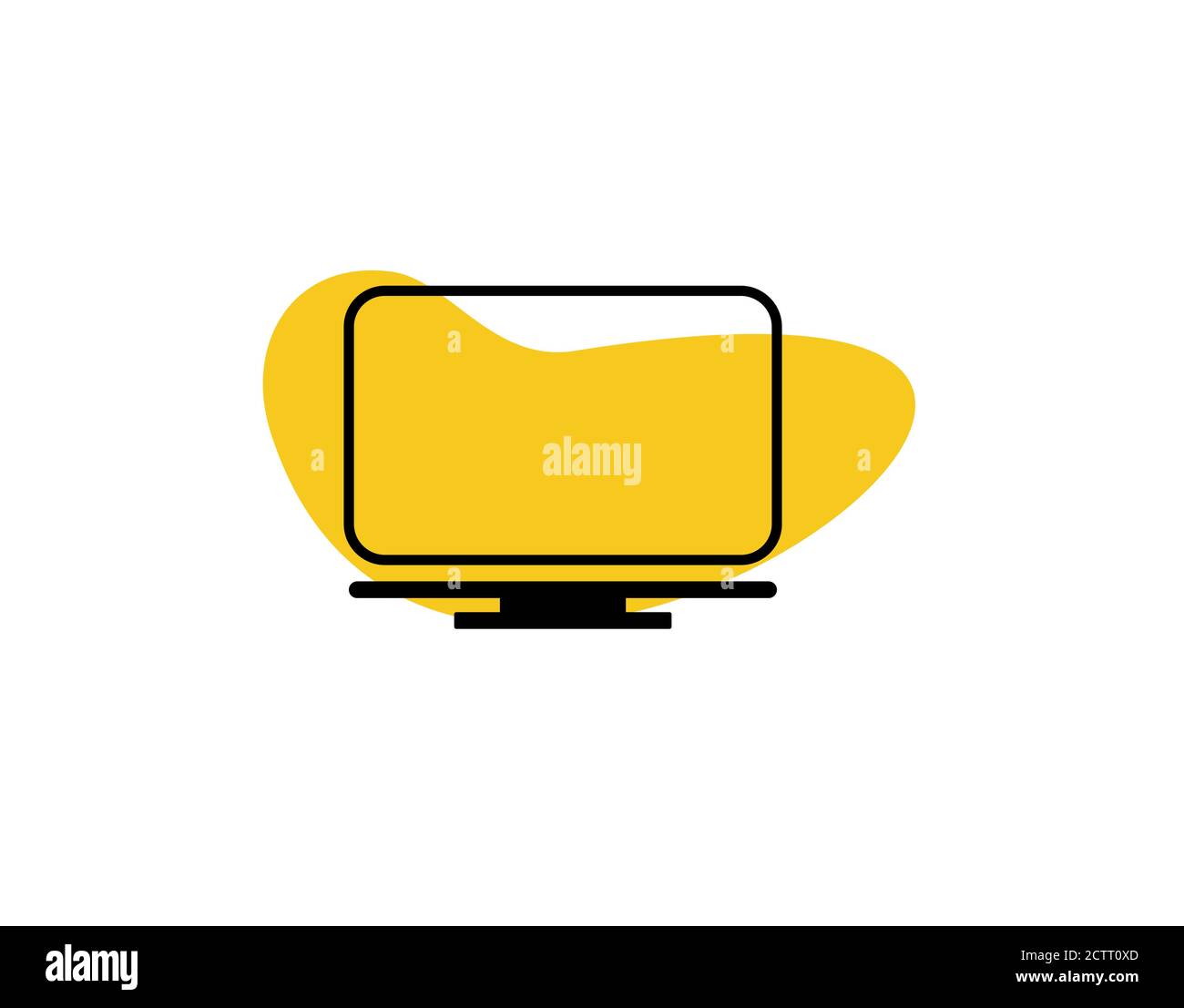 Modern computer technology in business illustration with wireless ...