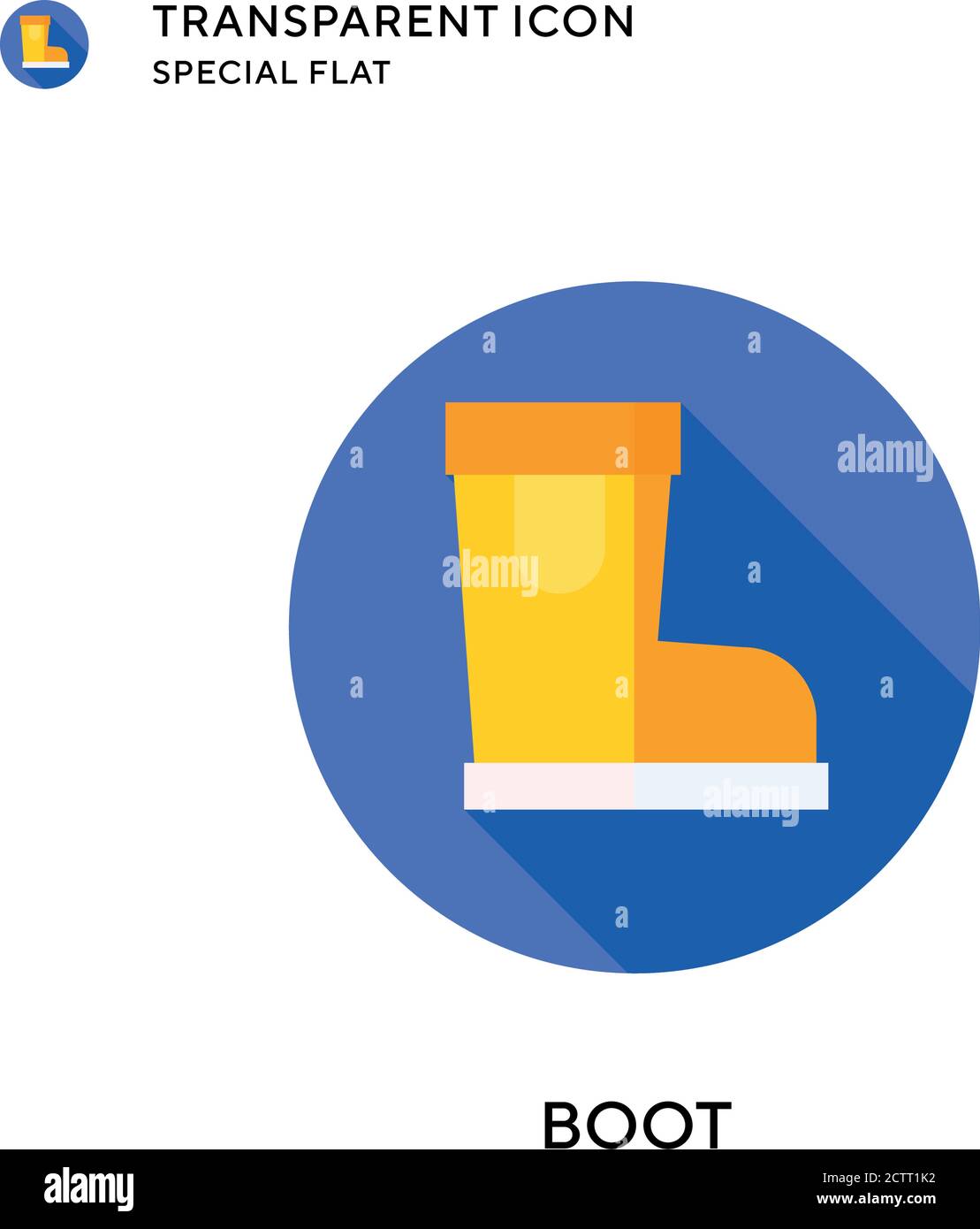 Boot vector icon. Flat style illustration. EPS 10 vector Stock Vector ...