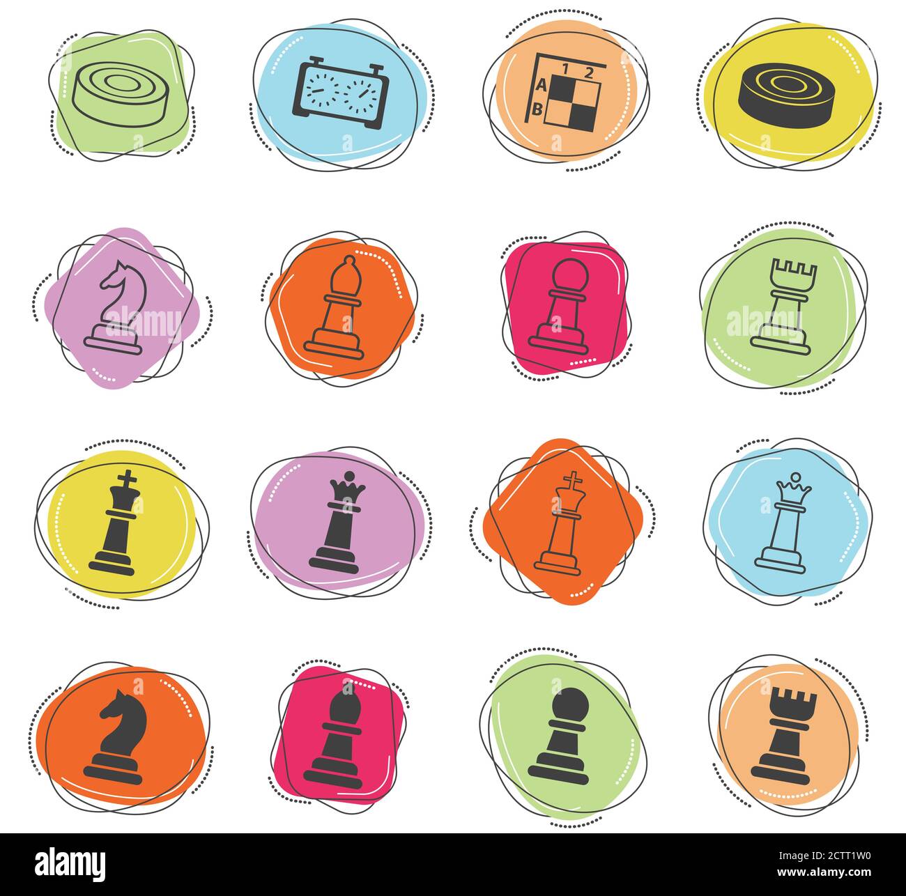 chess icon set Stock Vector Image & Art - Alamy