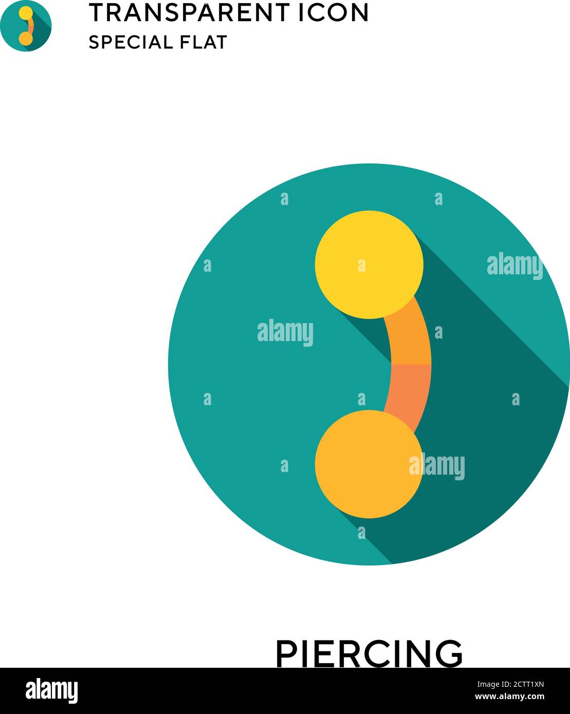 Ear piercing woman back view Stock Vector Images - Alamy