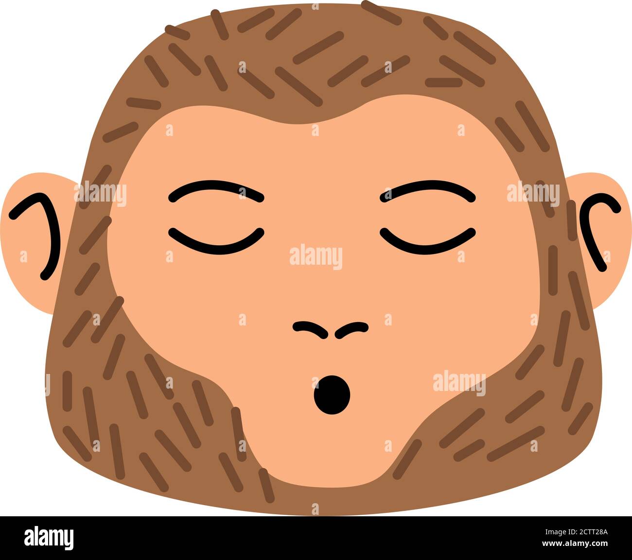 Young chimp head Cut Out Stock Images & Pictures - Alamy