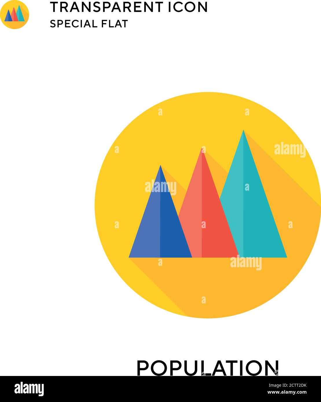 Population vector icon. Flat style illustration. EPS 10 vector Stock ...
