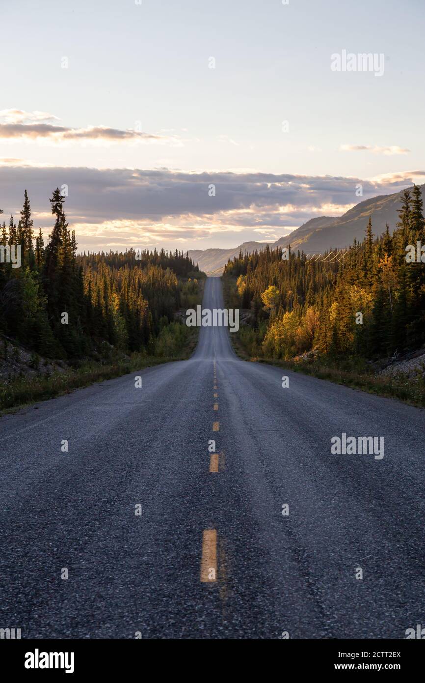 Scenic Road View Stock Photo - Alamy