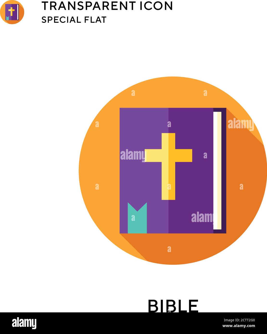 Bible vector icon. Flat style illustration. EPS 10 vector Stock Vector ...