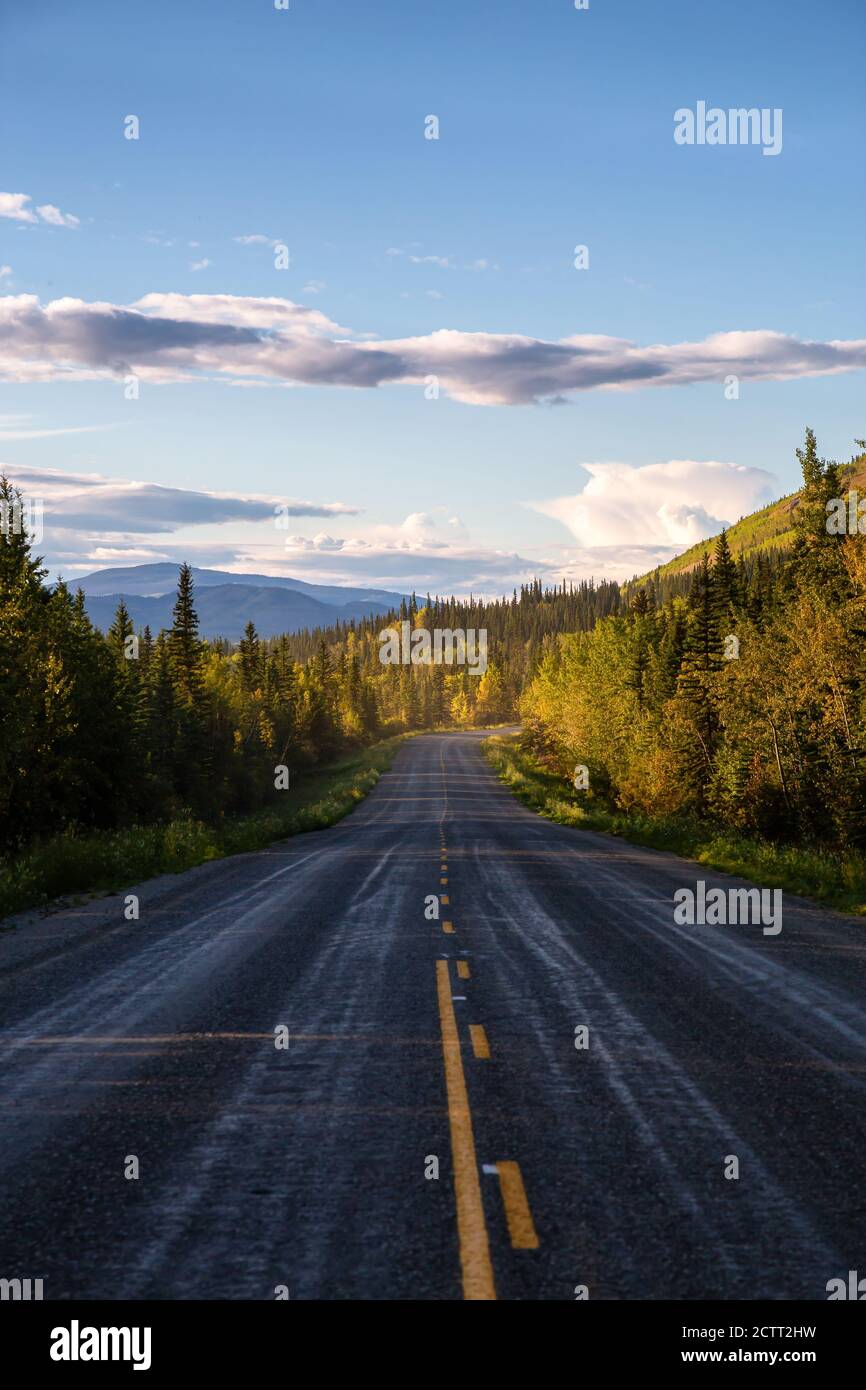 Scenic Road View Stock Photo - Alamy