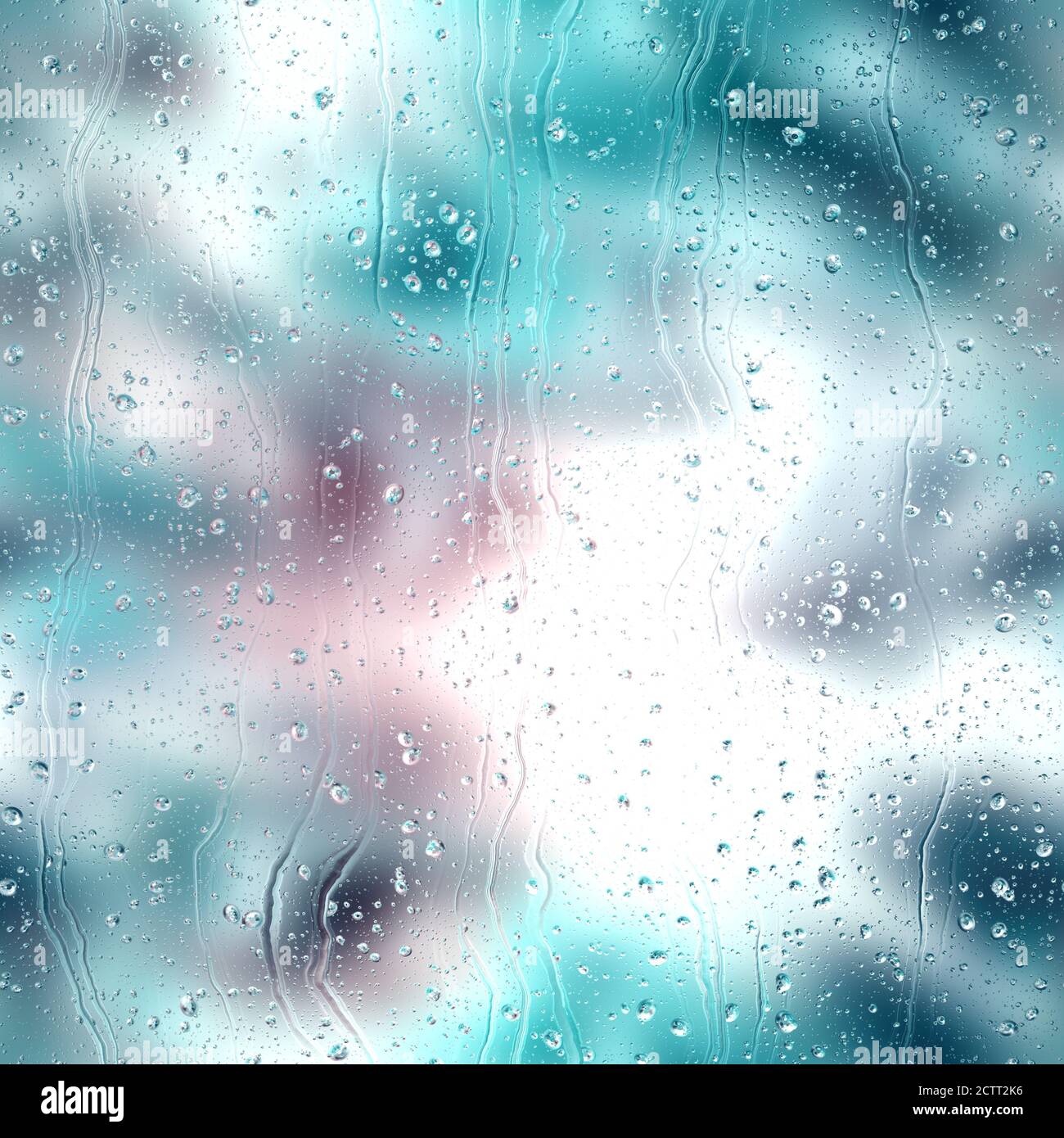 Seamless rain drop water repeat pattern on blur Stock Photo - Alamy