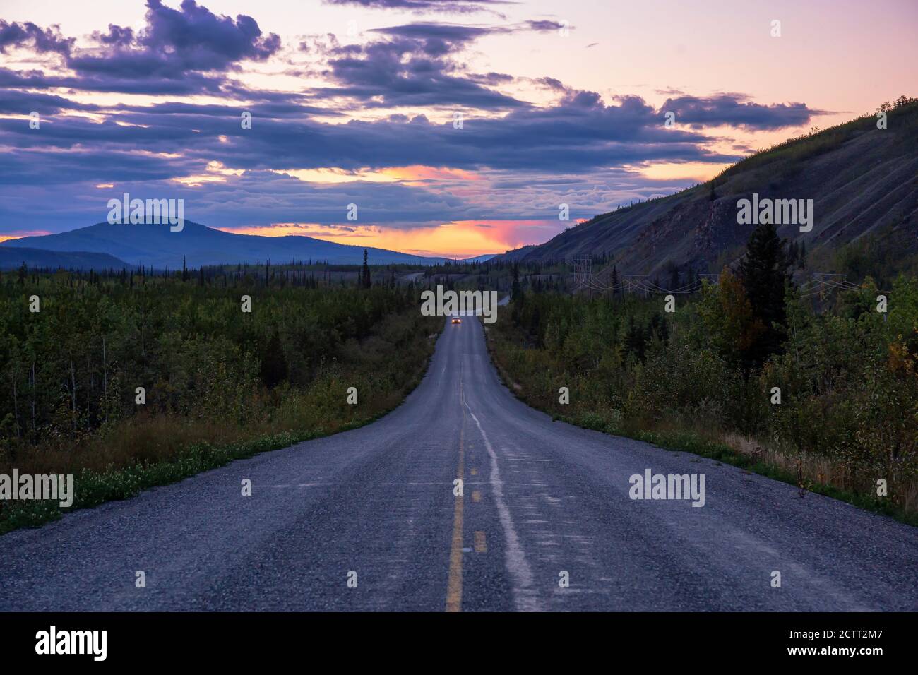 Scenic Road View Stock Photo - Alamy