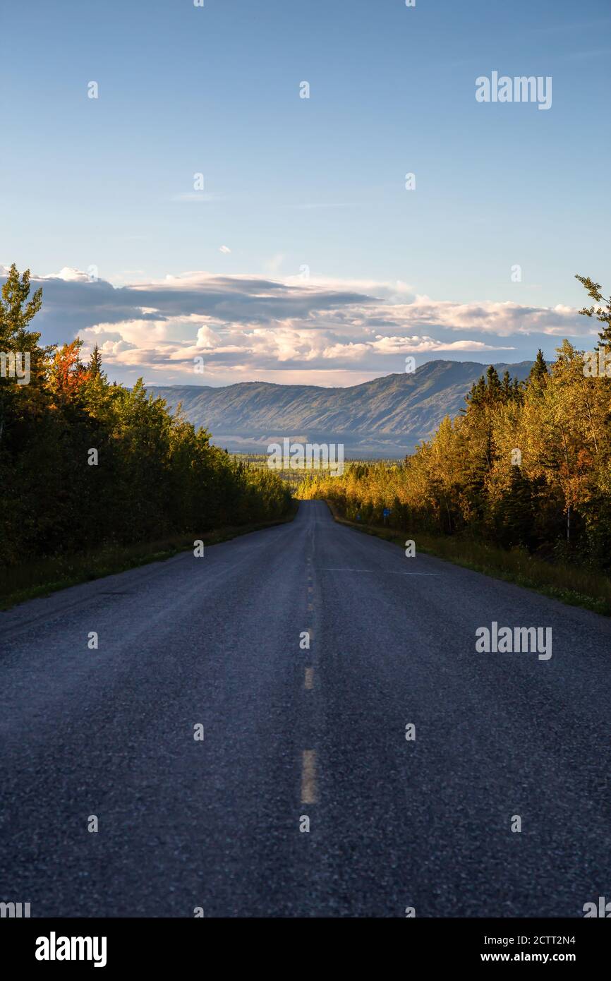 Scenic Road View Stock Photo - Alamy