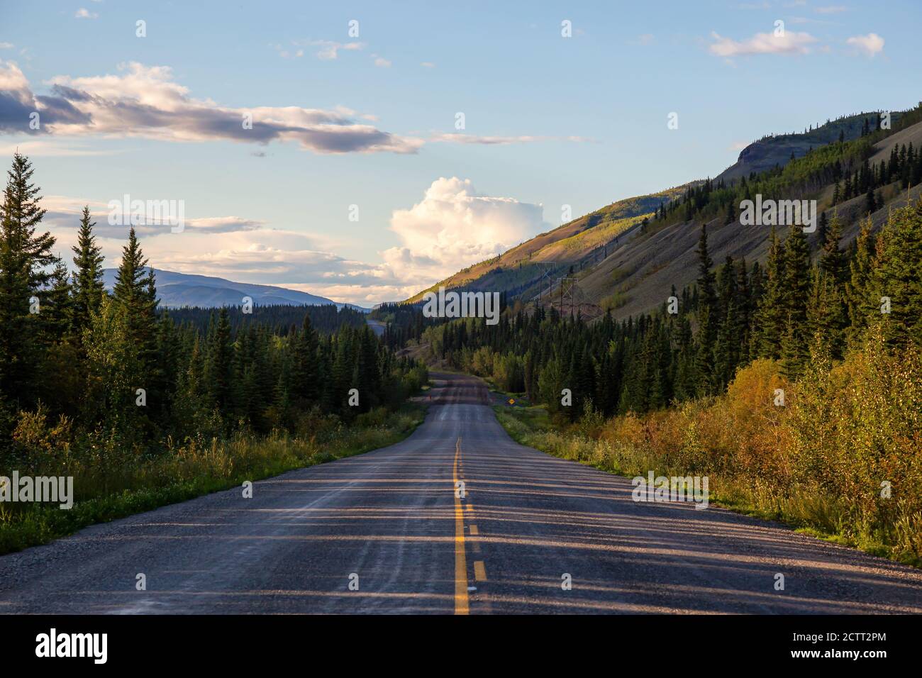 Scenic Road View Stock Photo - Alamy