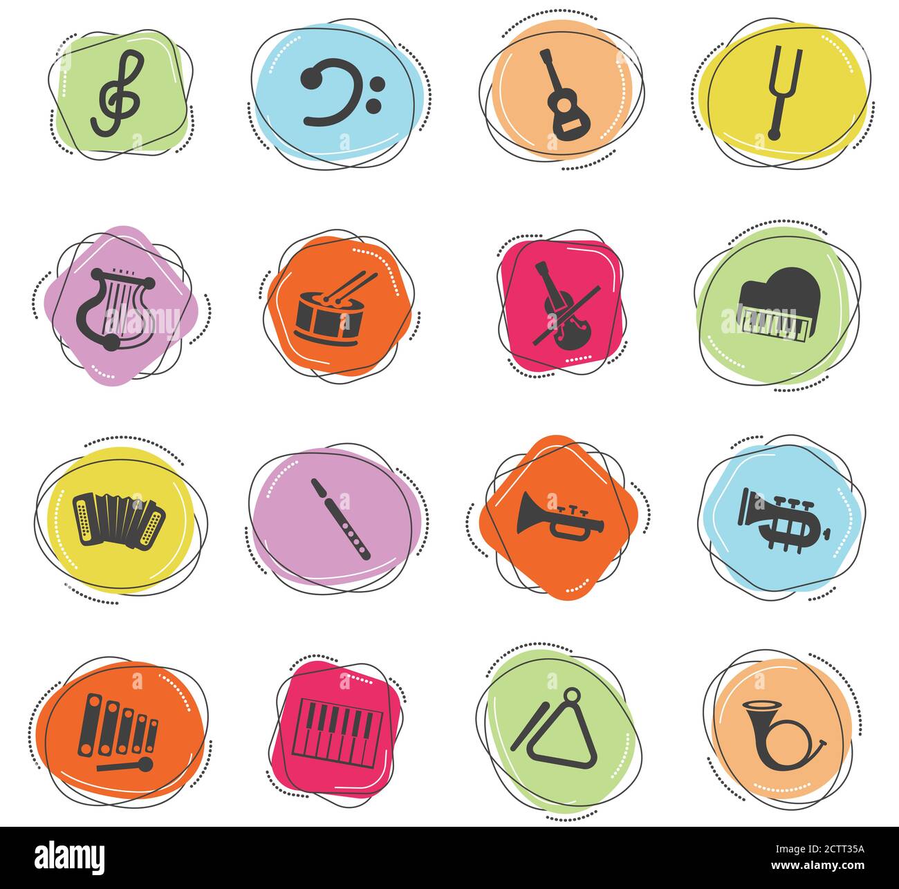 classic instruments icon set Stock Vector Image & Art - Alamy