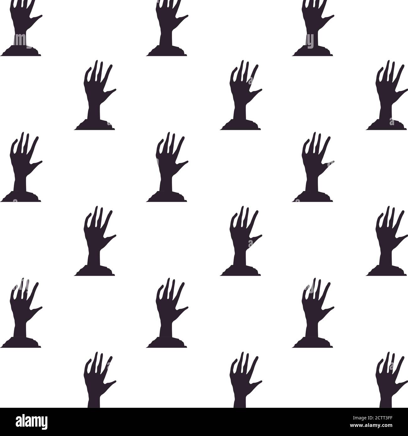 death zombie hands pattern background vector illustration design Stock ...