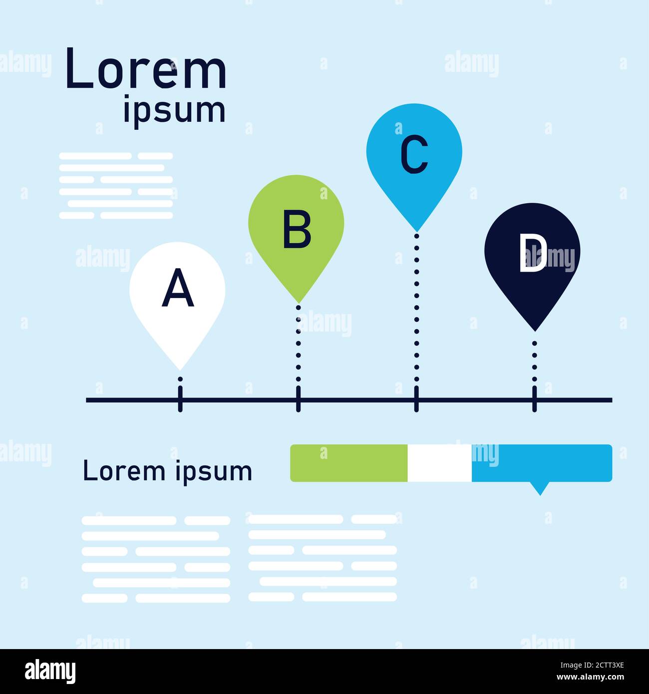 a b c d chart infographic design, Data information and analytics theme ...