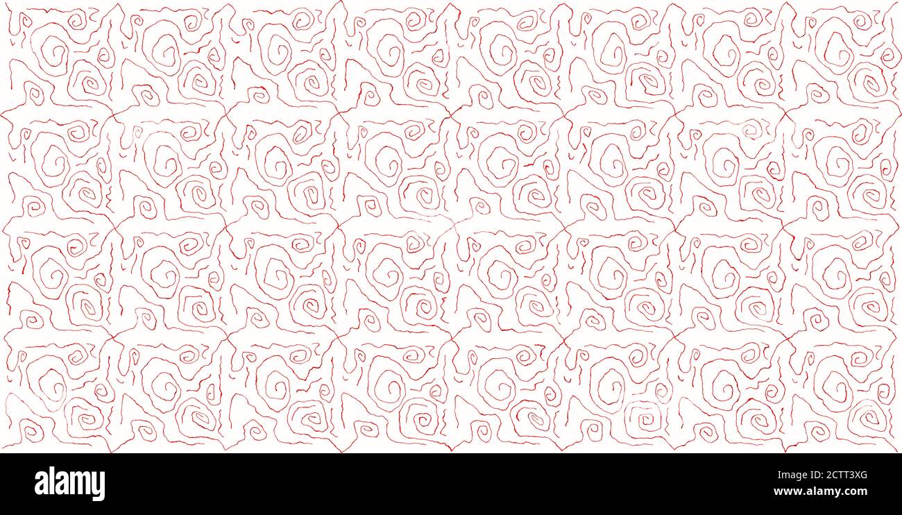 Abstract line work pattern hand drawn squiggly random lines with rough ...