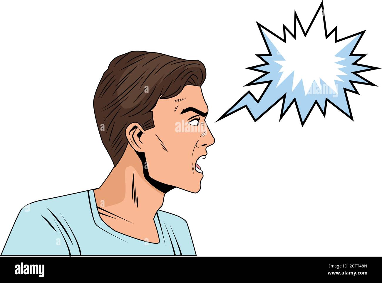 Angry Speech Bubble High Resolution Stock Photography and Images - Alamy