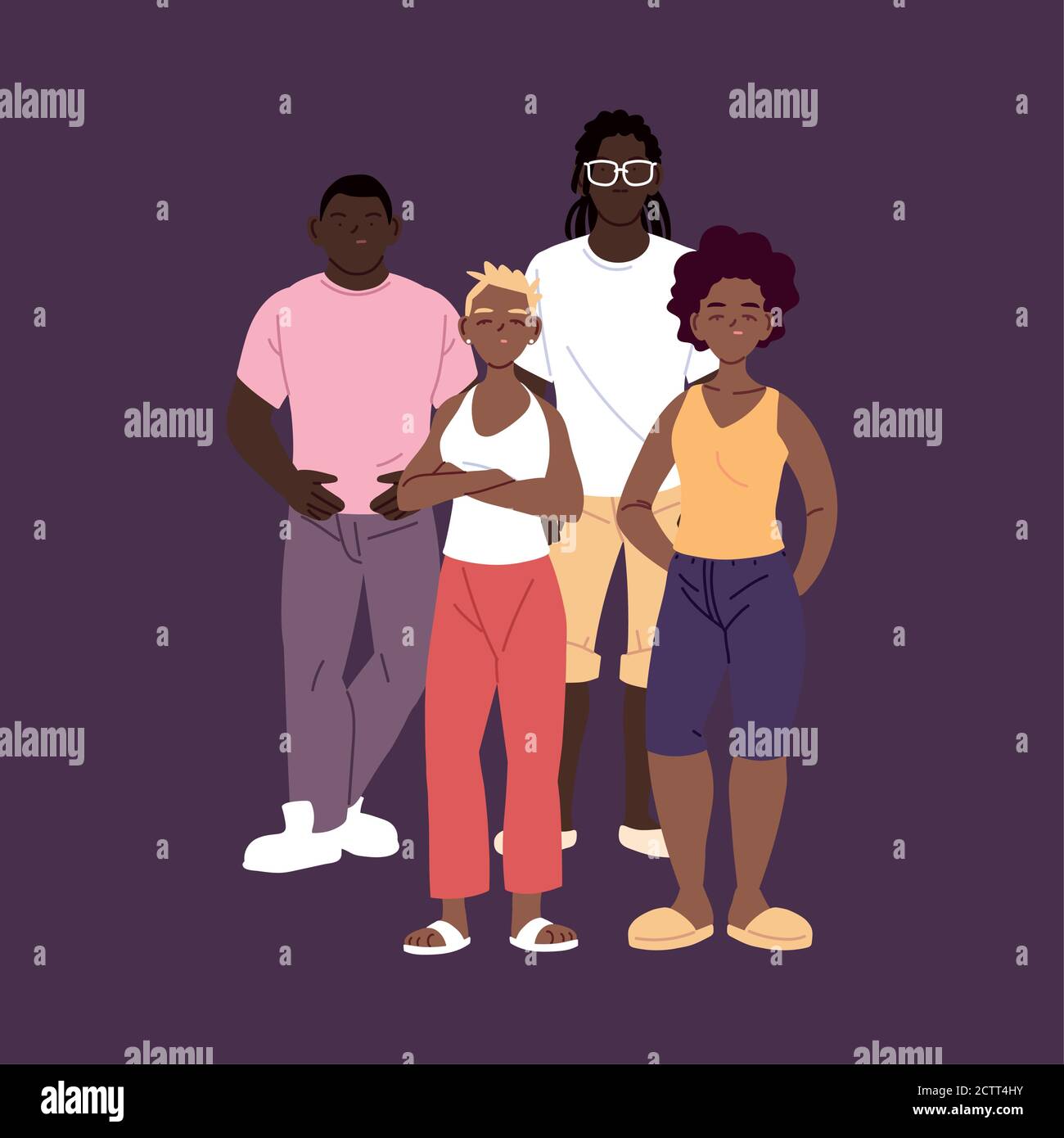 Animated Race People