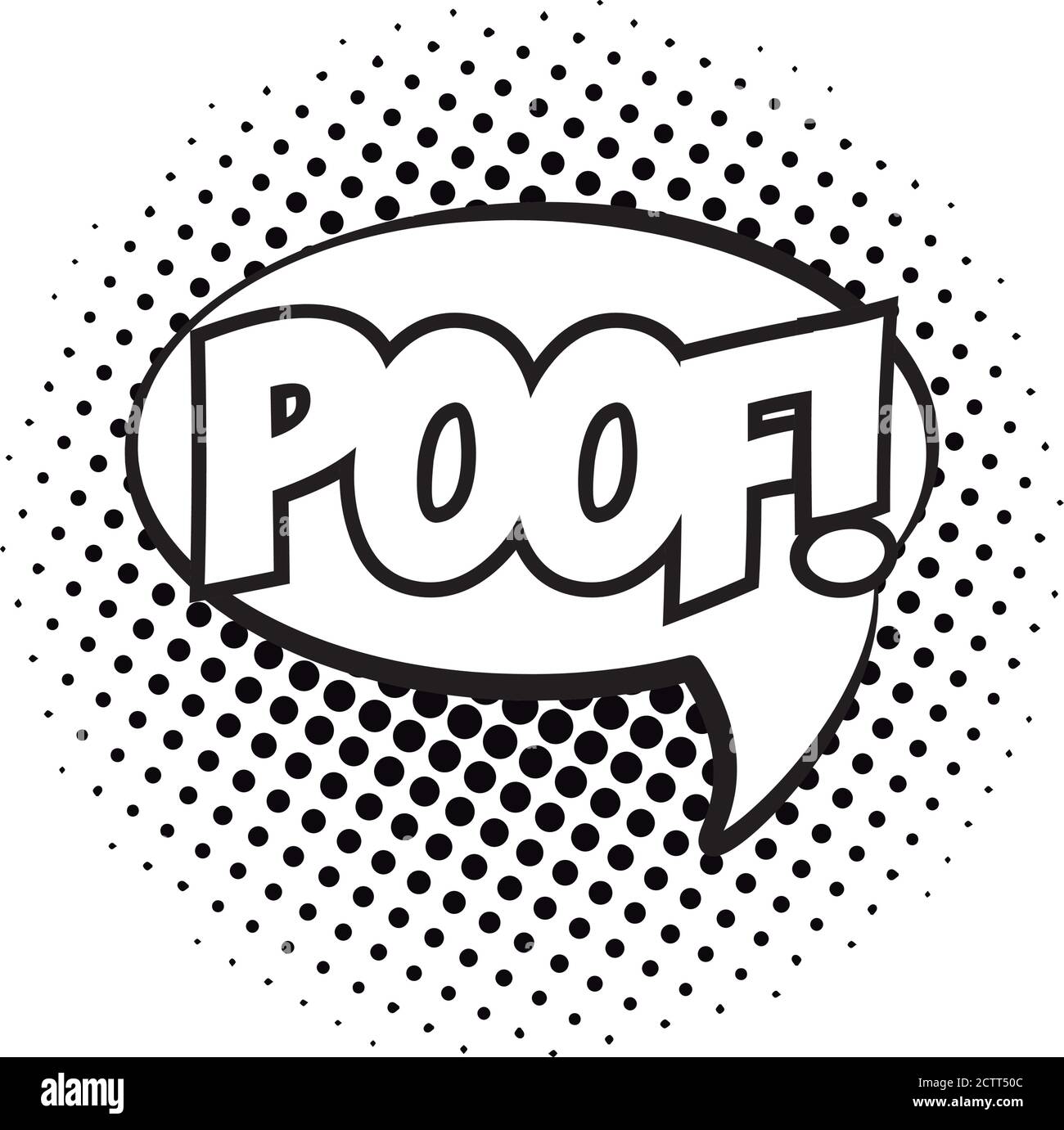 Poof comic bubble Stock Vector Images - Alamy