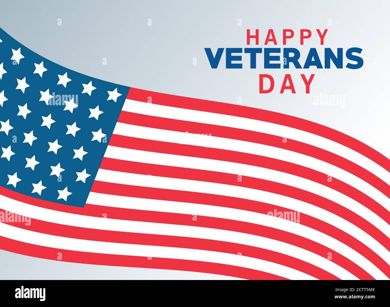 happy veterans day lettering with vector illustration design Stock ...