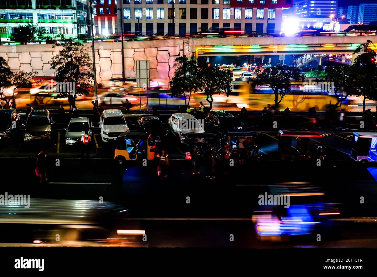 Night metro manila hi-res stock photography and images - Alamy