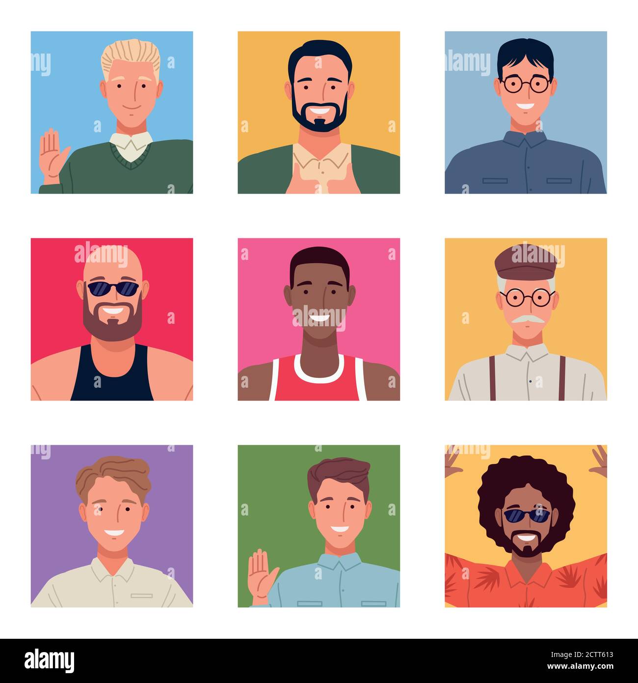perfectly imperfect with bundle of people group characters vector ...