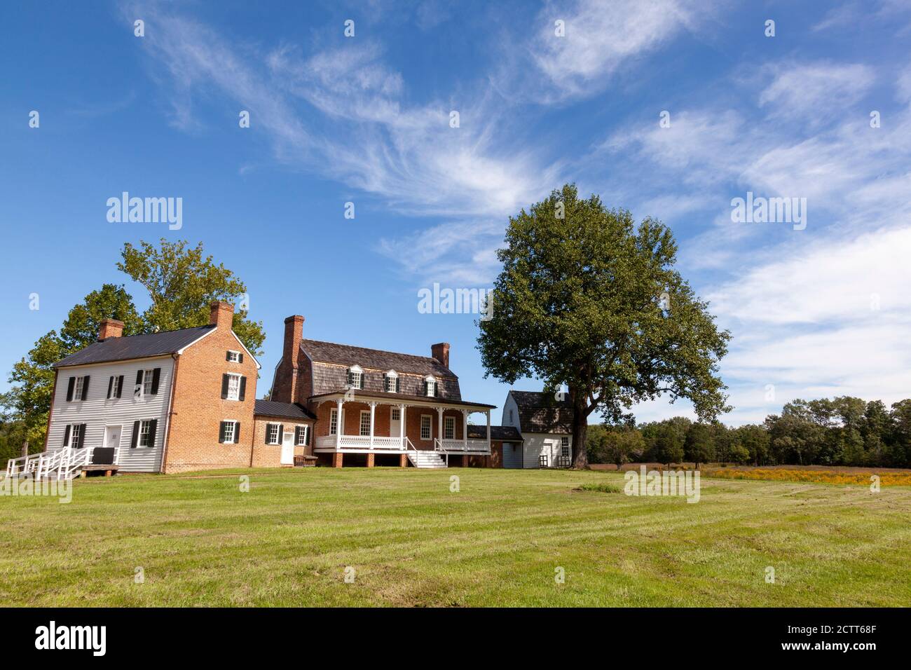 18th century colonial house america hi-res stock photography and images ...
