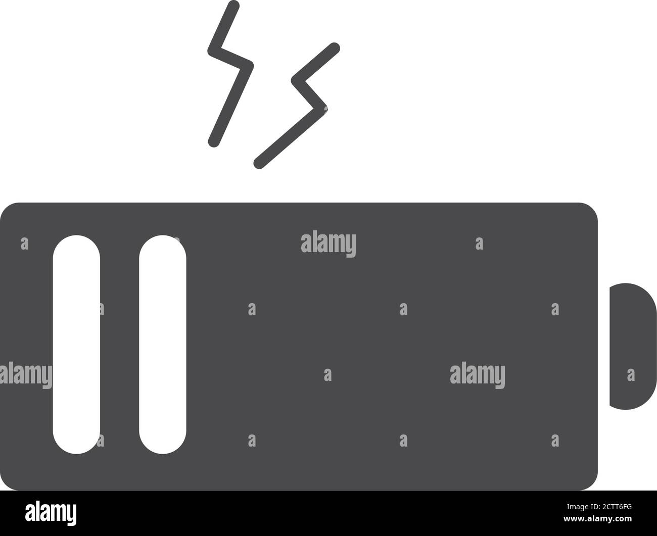 low charger battery power electricity vector illustration silhouette ...