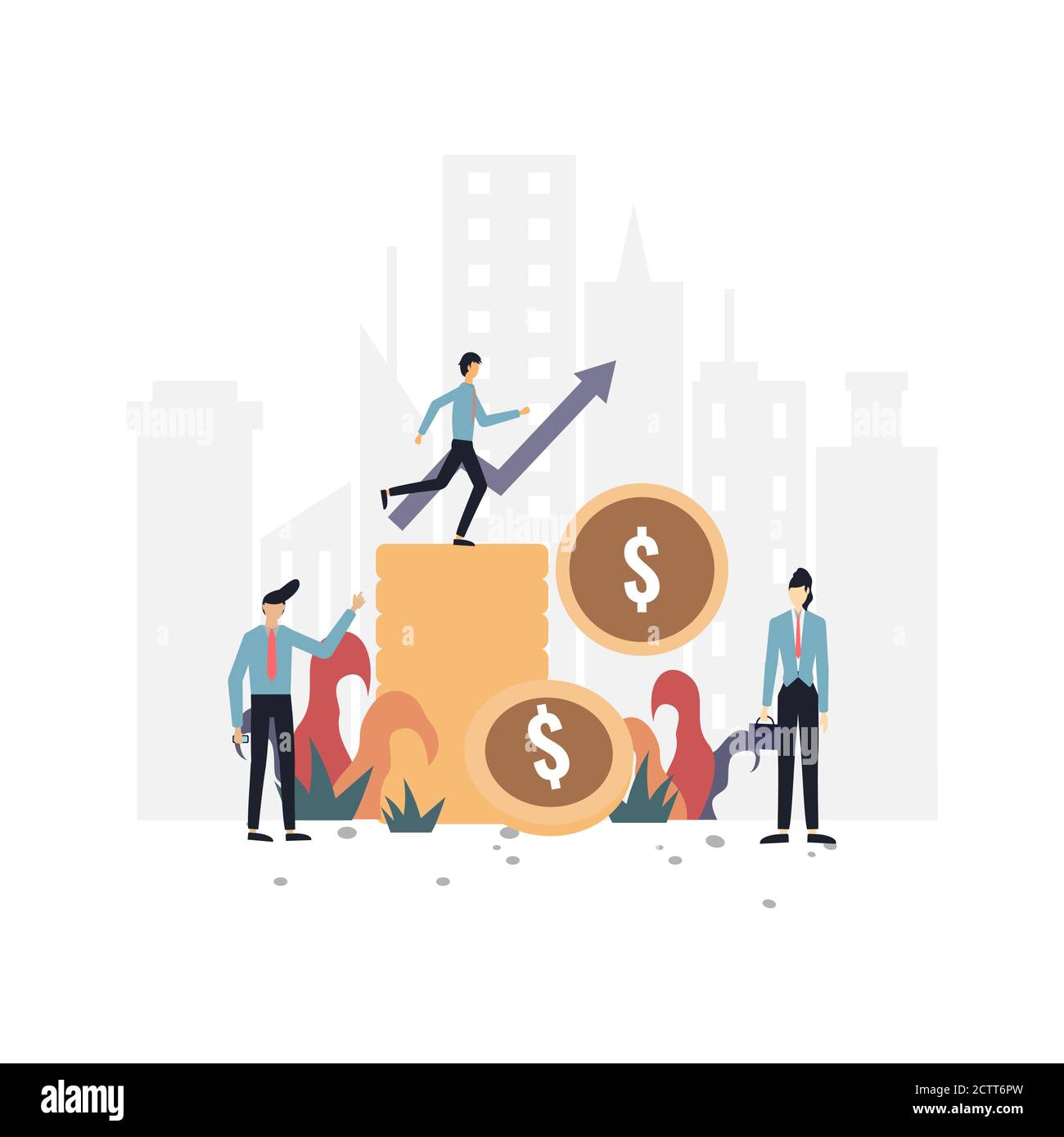 Salary poster design Stock Vector Images - Alamy