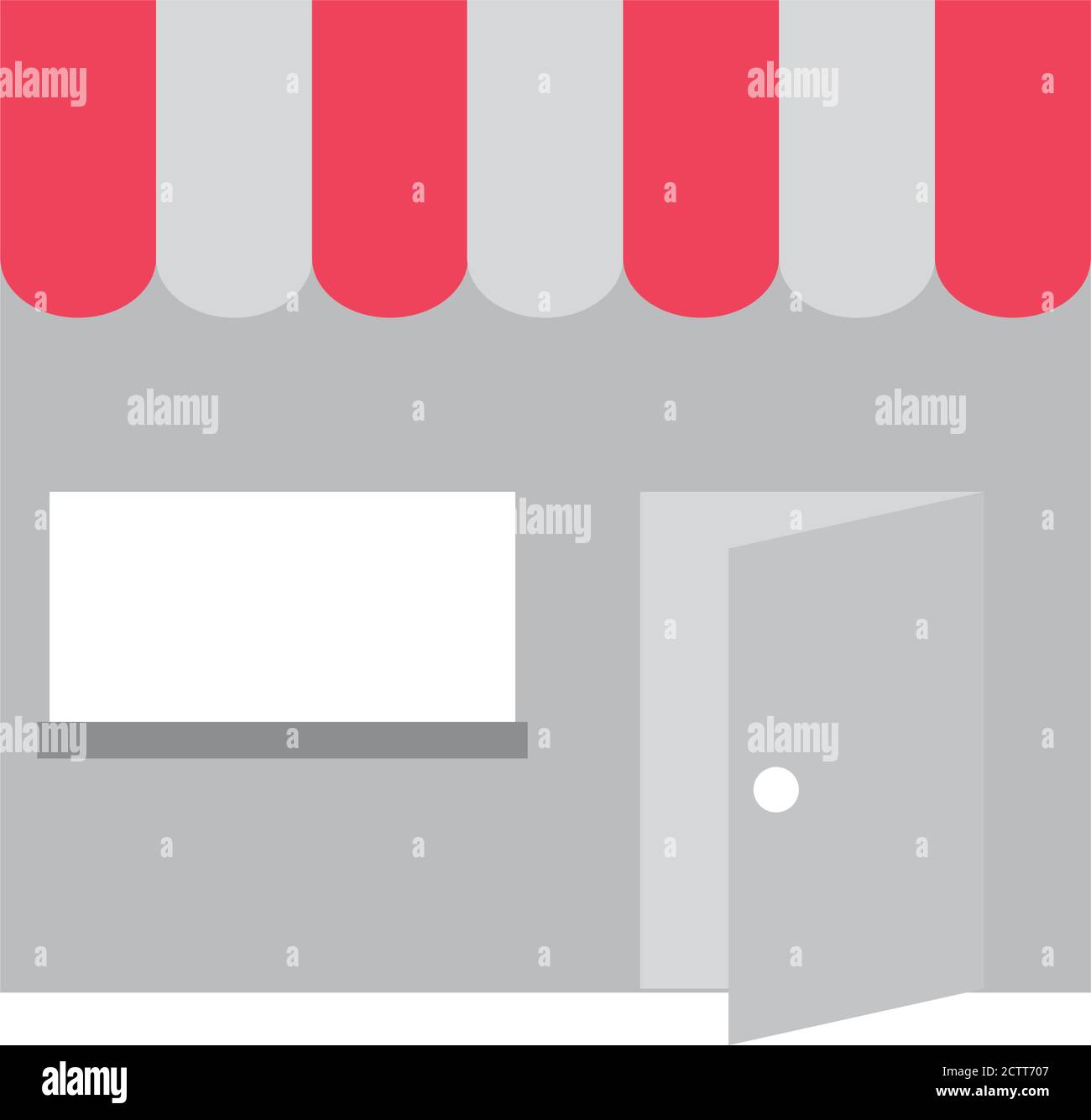 Store opening door Stock Vector Images - Alamy