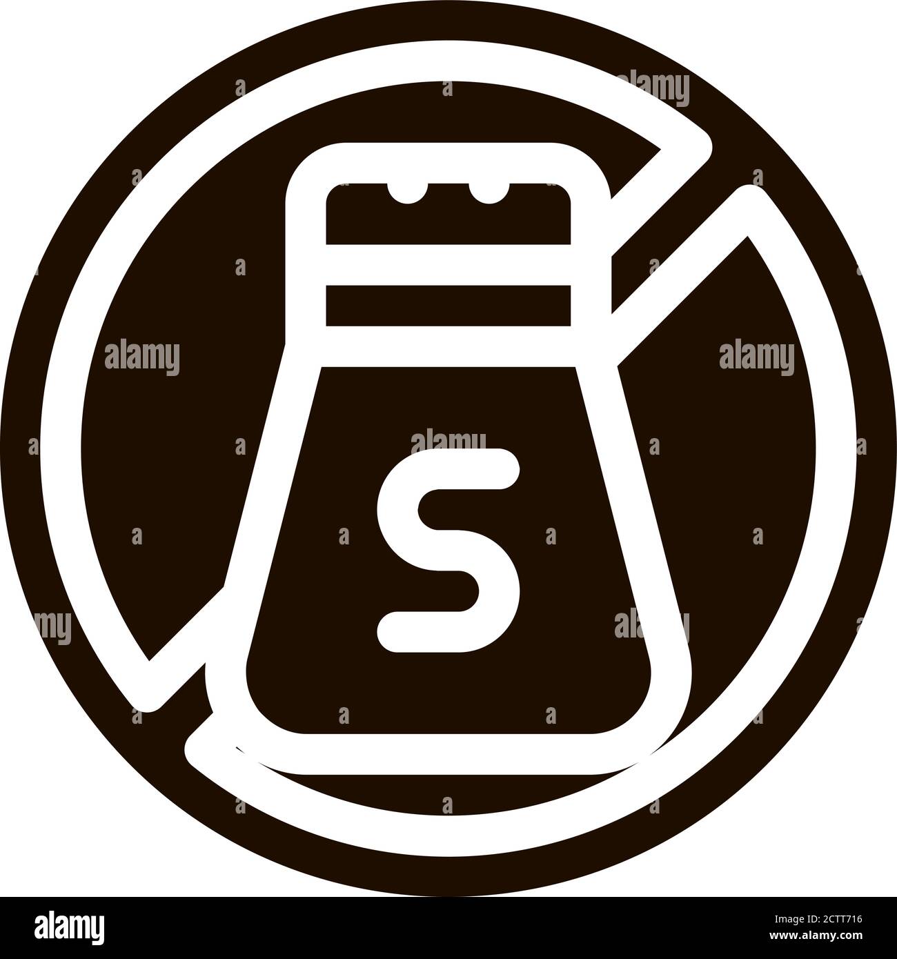 Salt free icon design Cut Out Stock Images & Pictures - Alamy