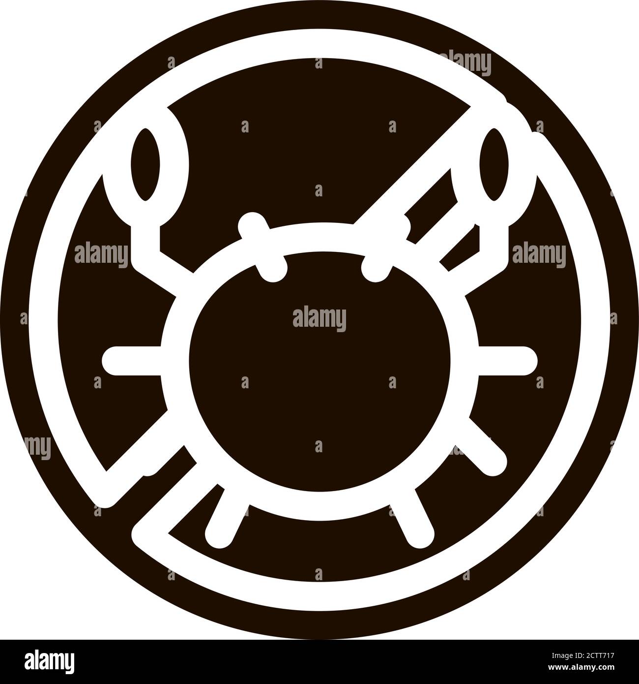 Allergen Free Sign Seafood Vector Icon Stock Vector Image & Art - Alamy