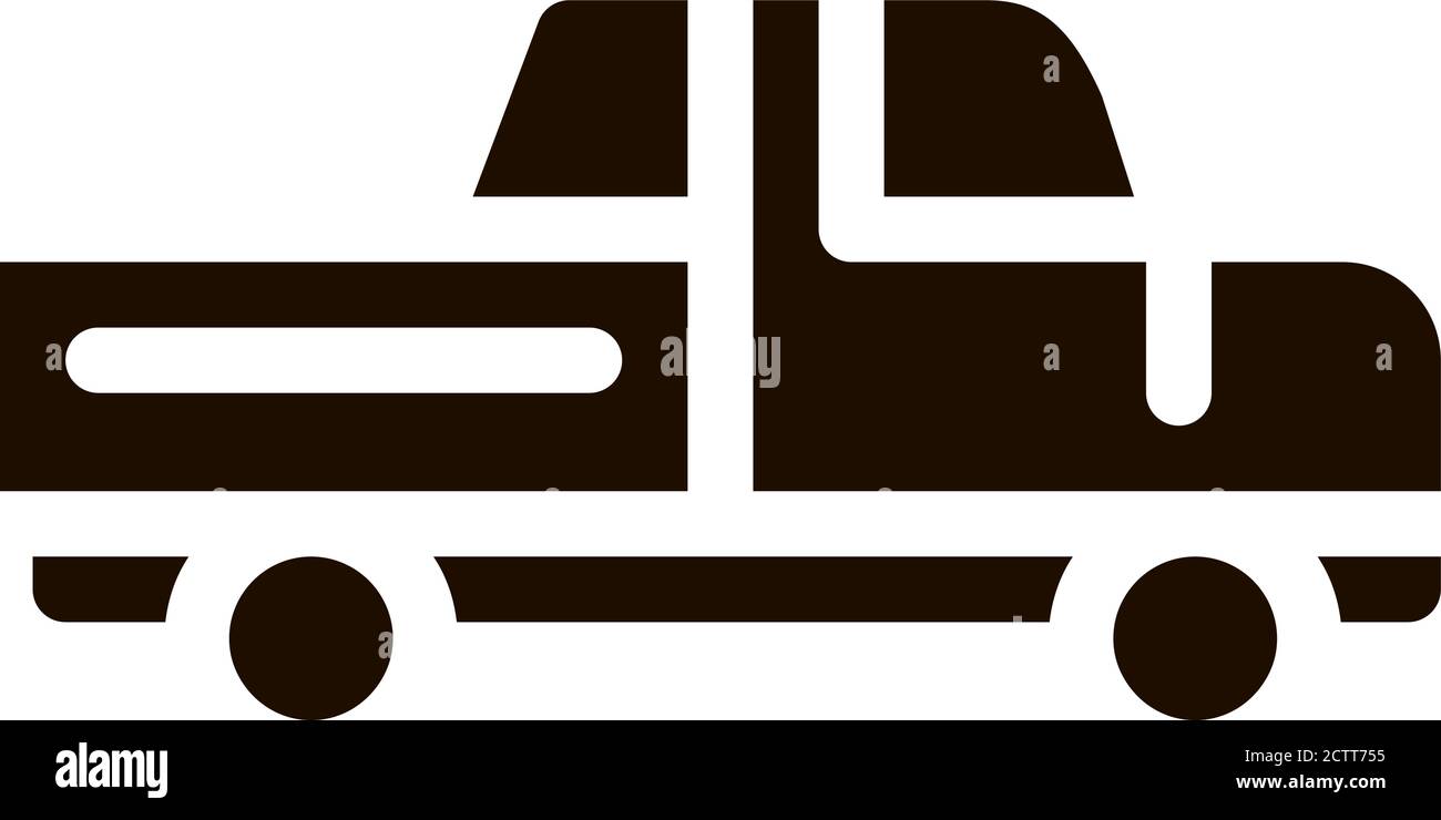 Agricultural Pickup Cargo Vector Icon Stock Vector Image & Art - Alamy