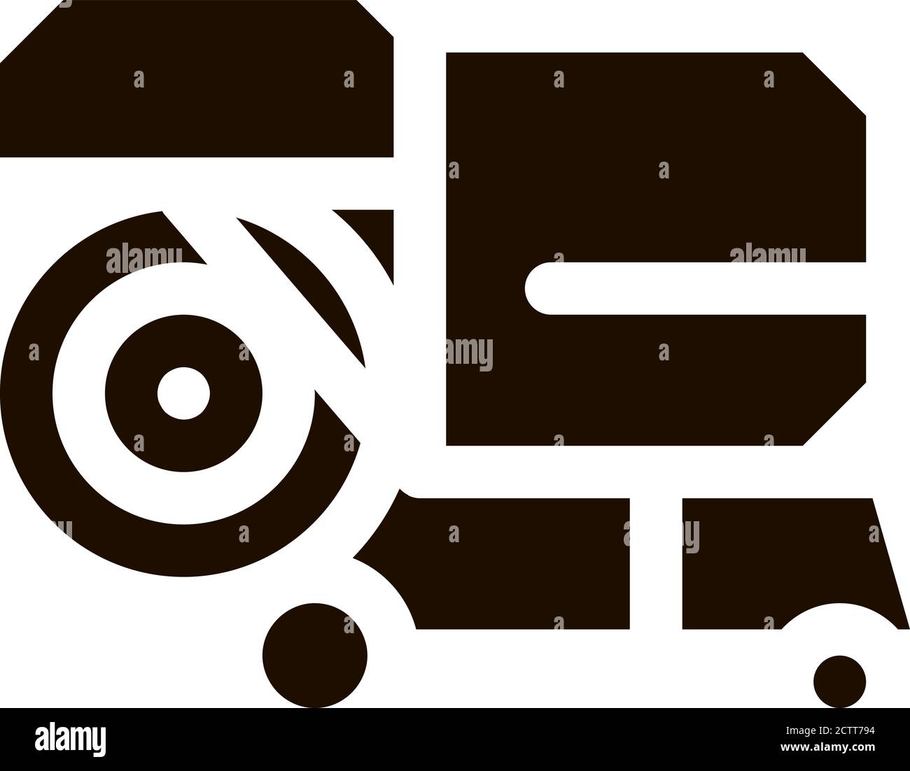 Shaking Harvester Vehicle Vector Icon Stock Vector Image & Art - Alamy