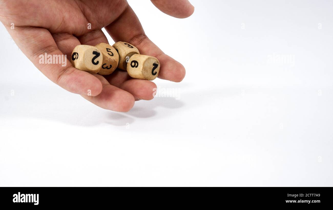 Dice rolling hi-res stock photography and images - Alamy
