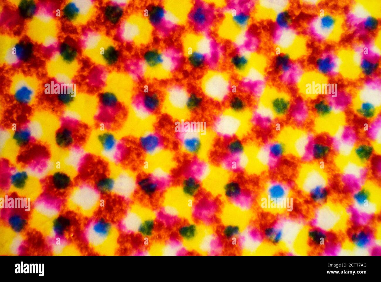 Microscopic view of CMYK printer dots Stock Photo - Alamy