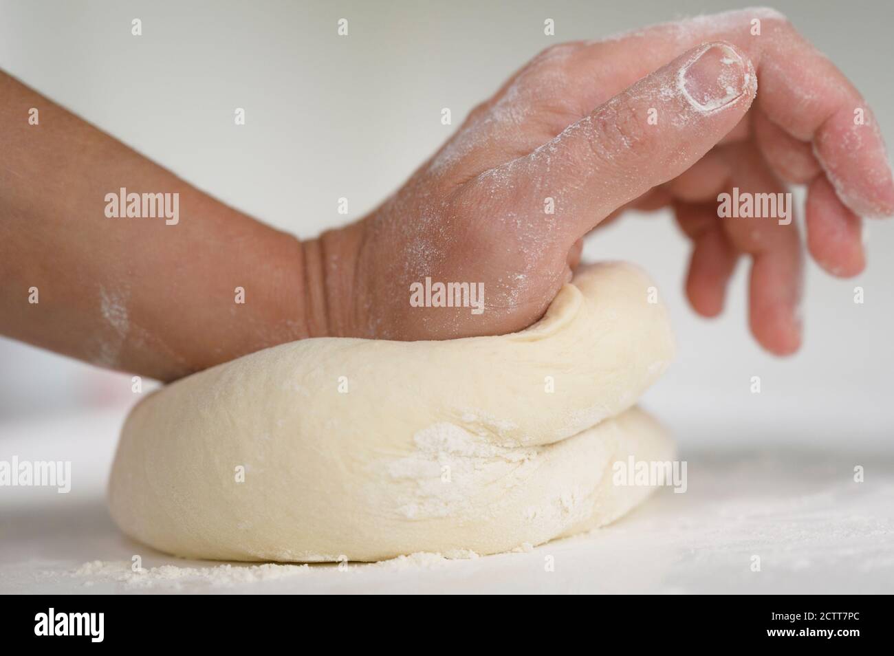 Hand with dough hi-res stock photography and images - Alamy