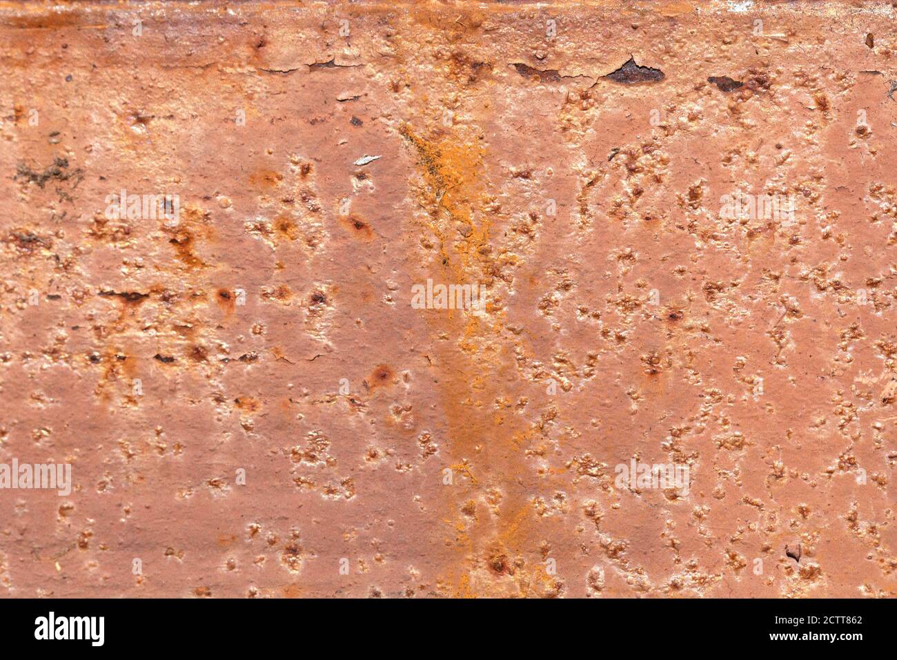 Steel wall sprayed red rust spots. Iron surface rust Stock Photo - Alamy