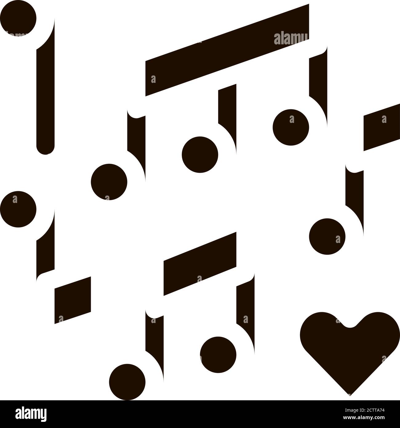 Music Notes Wedding Dance glyph icon Stock Vector Image & Art - Alamy
