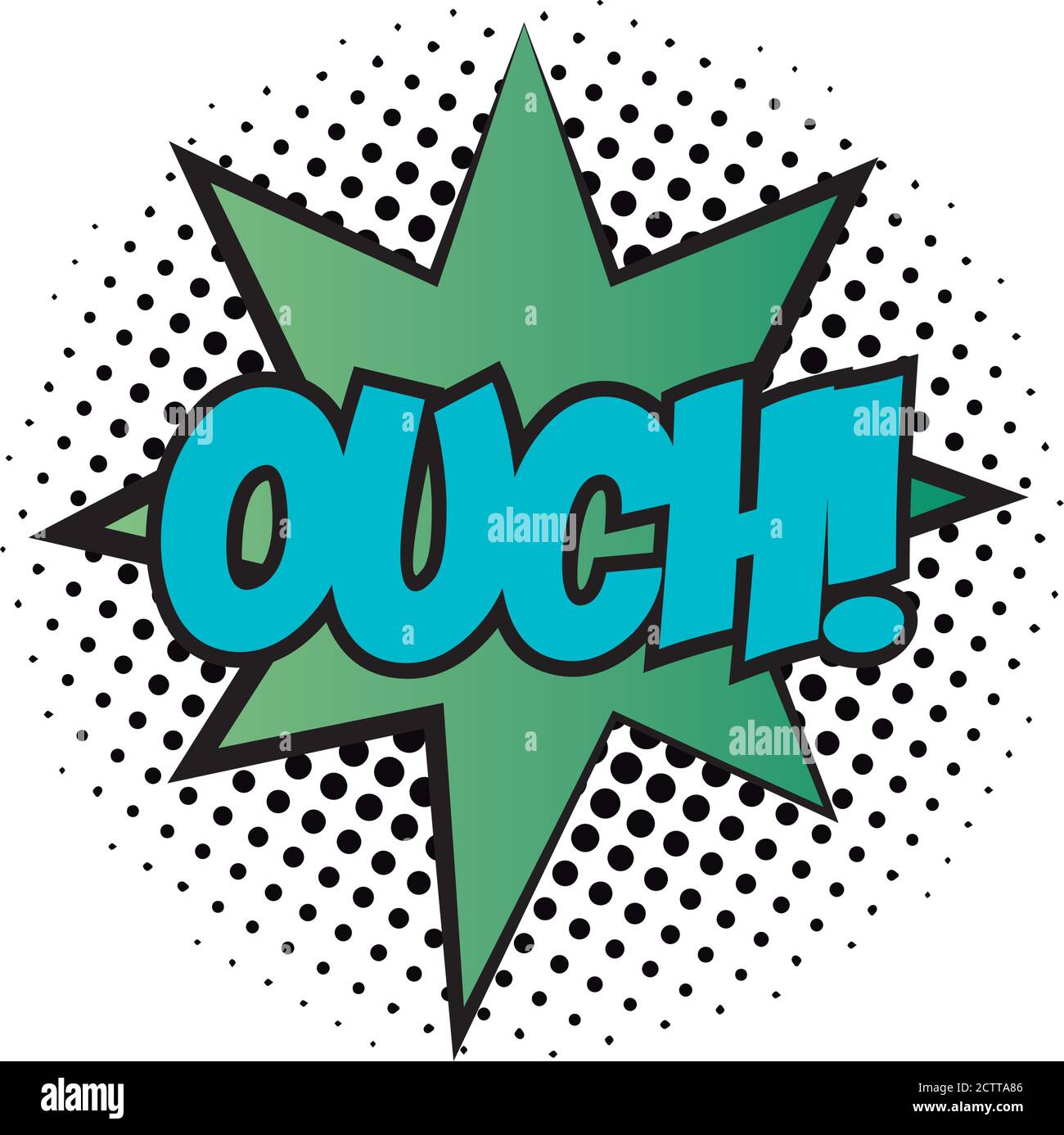 Ouch word Stock Vector Images - Alamy