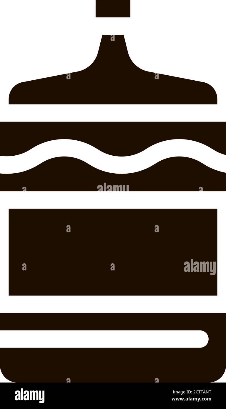 Healthy Water Bottle Vector Sign Icon Stock Vector Image & Art - Alamy