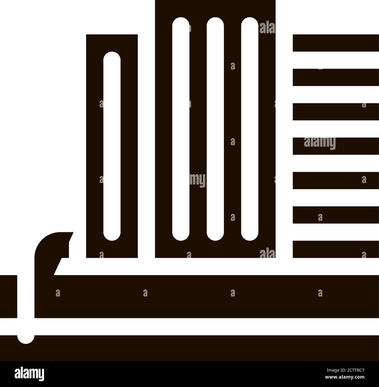 Water Treatment Industrial Building glyph icon Stock Vector Image & Art ...