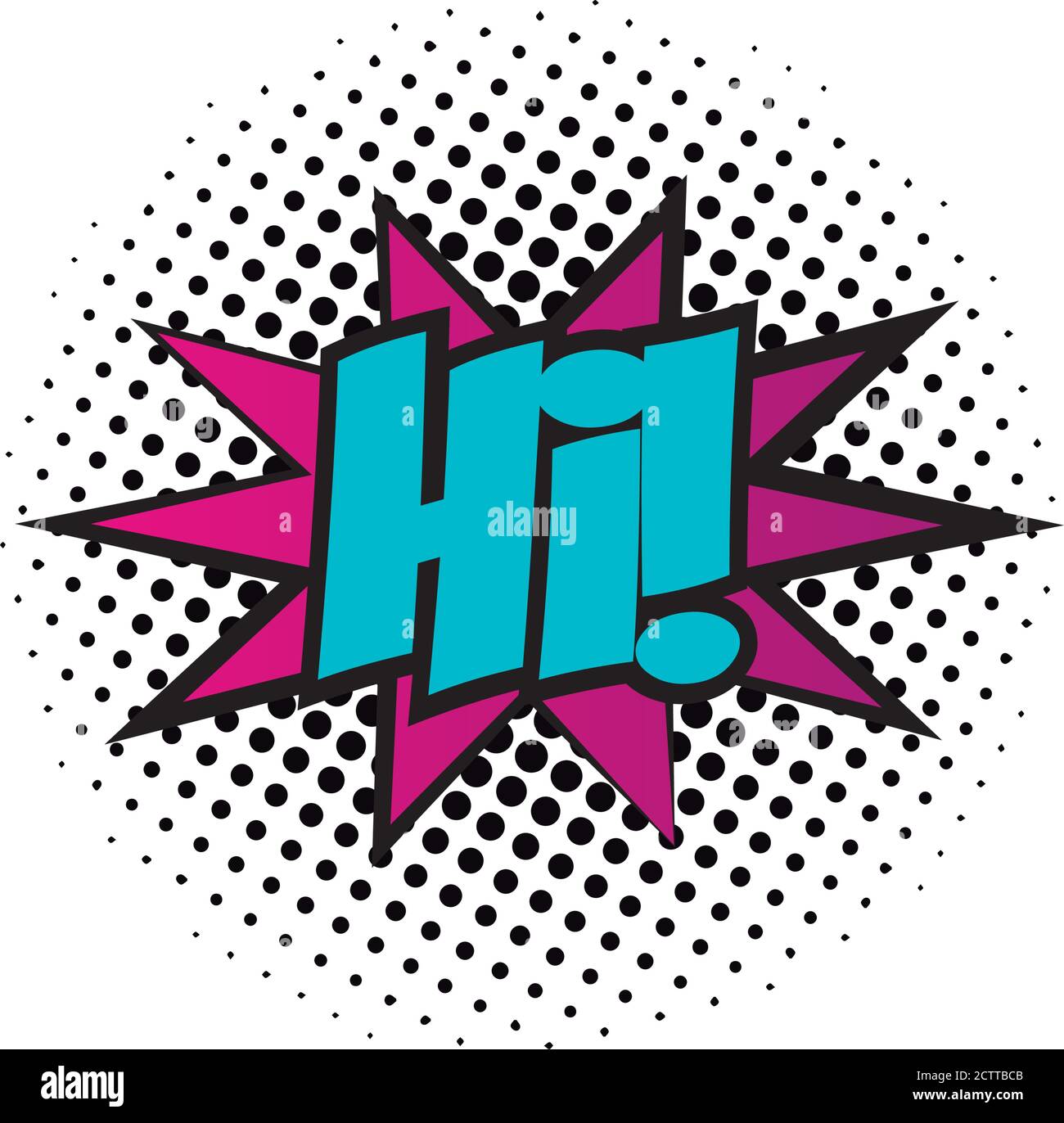 Expression splash hi word hi-res stock photography and images - Alamy