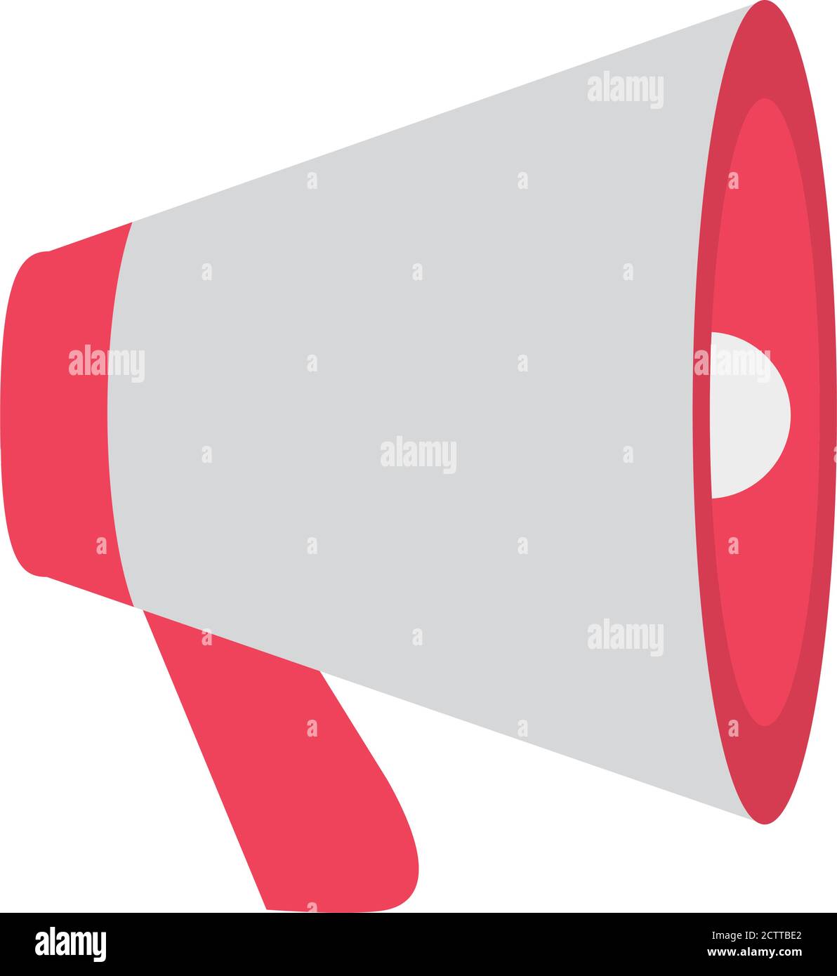 megaphone message noise announce vector illustration flat icon Stock ...
