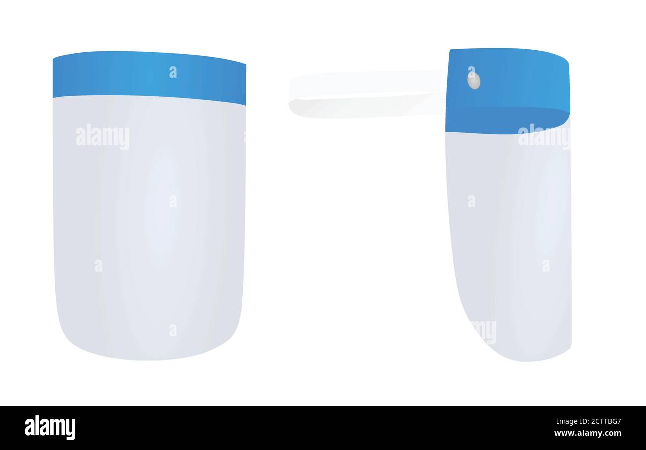 Face cover shield. vector illustration Stock Vector Image & Art - Alamy