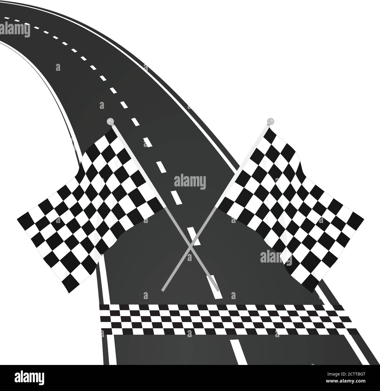 Finish line flag. vector illustration Stock Vector Image & Art - Alamy