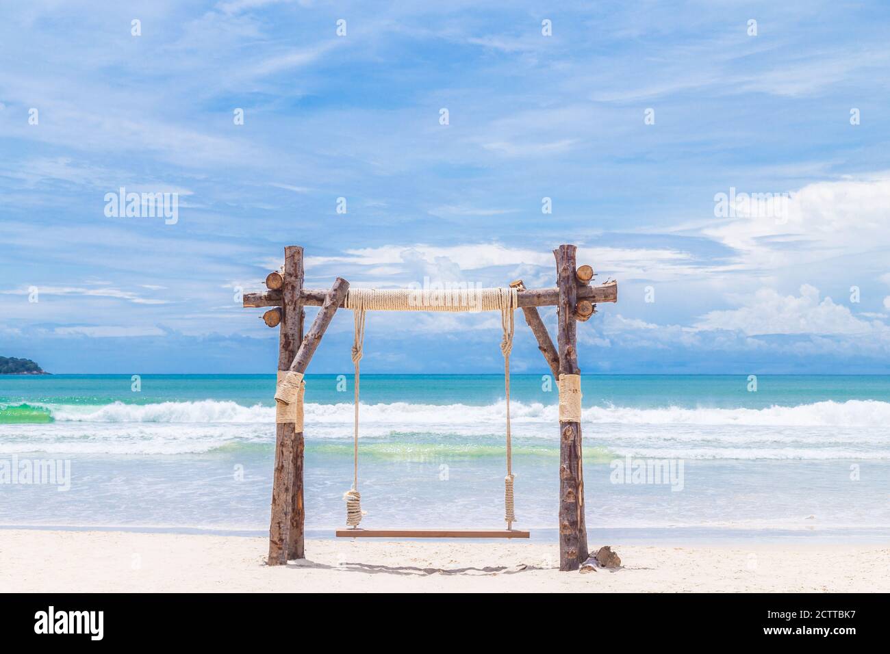 Swings over water hi-res stock photography and images - Alamy